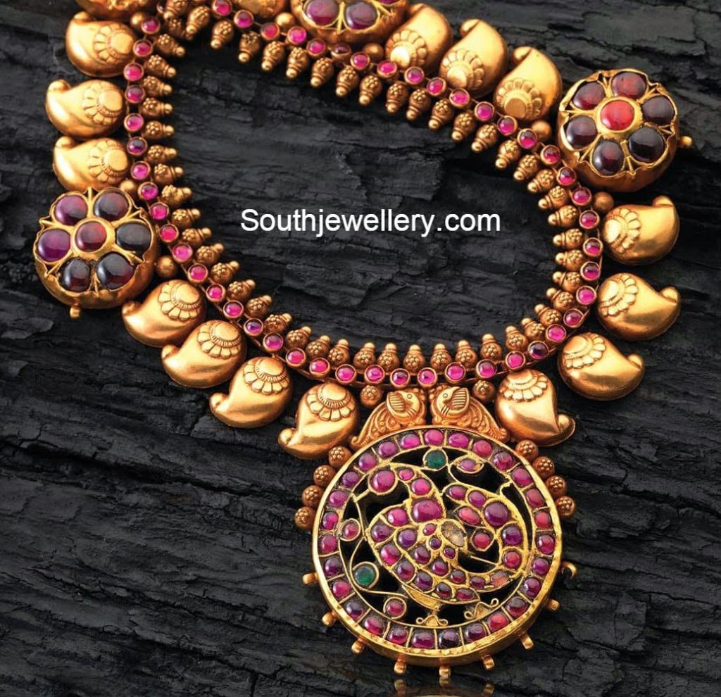 Kundan Mango Necklace - Indian Jewellery Designs