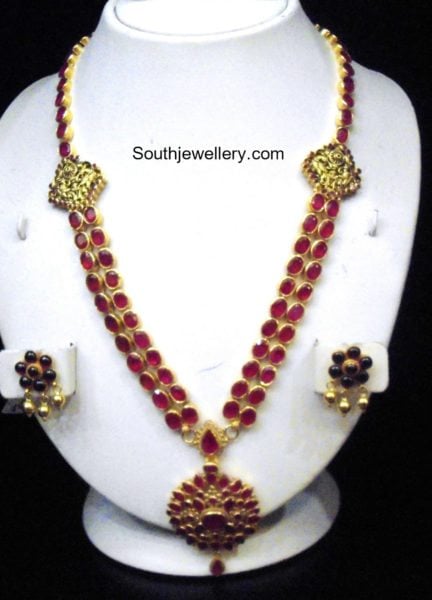 Ruby Long Chain - Indian Jewellery Designs