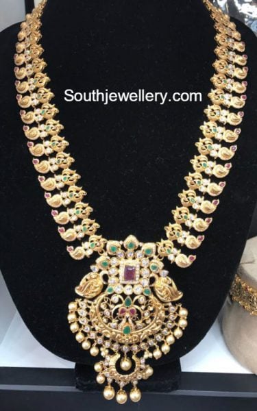 2 in 1 Mango Haram plus Vaddanam - Indian Jewellery Designs