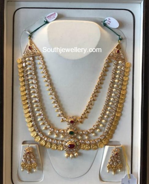 CZ Stones Step Haram - Indian Jewellery Designs