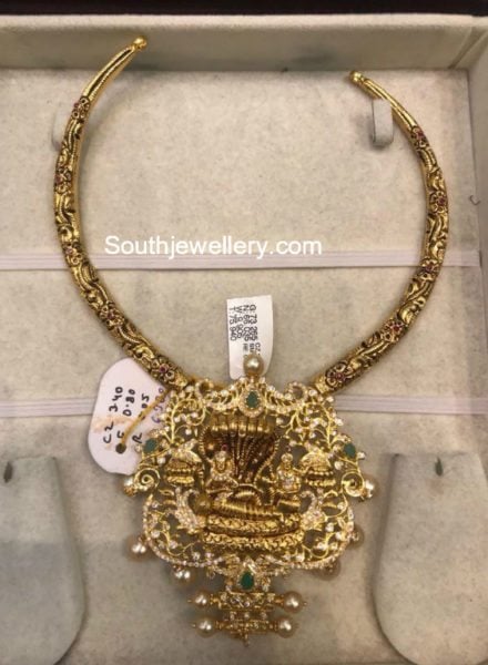 Light Weight Kanthi Necklace Designs - Indian Jewellery Designs