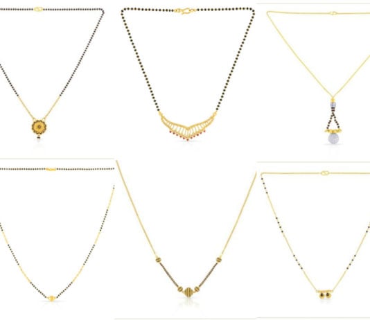 Black Beads Chain latest jewelry designs - Jewellery Designs