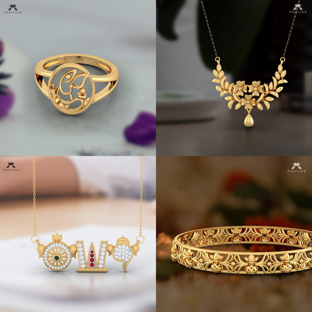 Beautiful fine BIS hallmark jewellery by Papilior - Indian Jewellery ...