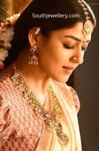 Nayanthara jewellery in Sye Raa Narasimha Reddy - Indian Jewellery Designs
