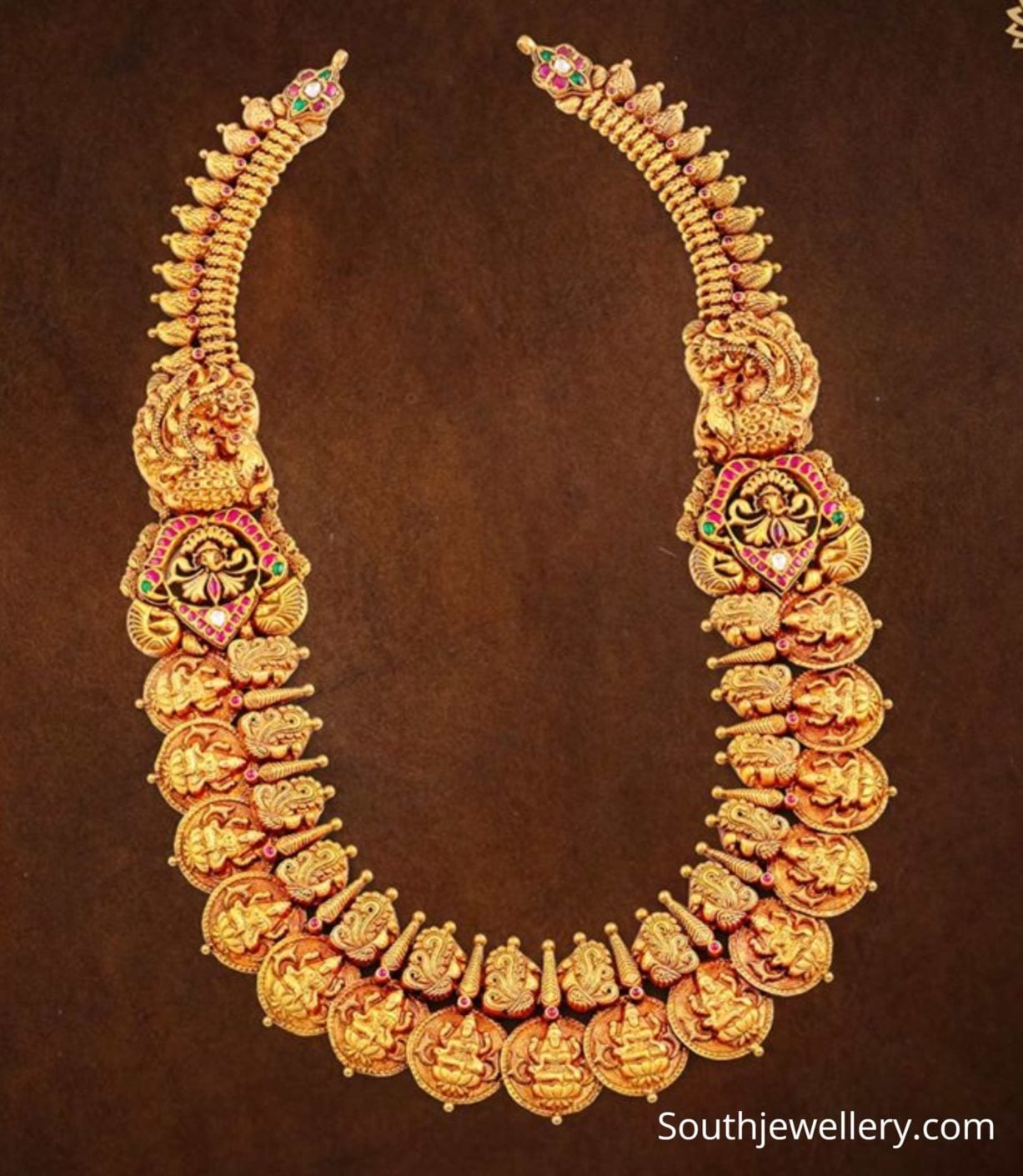 Kundan Lakshmi kasu haram - Indian Jewellery Designs