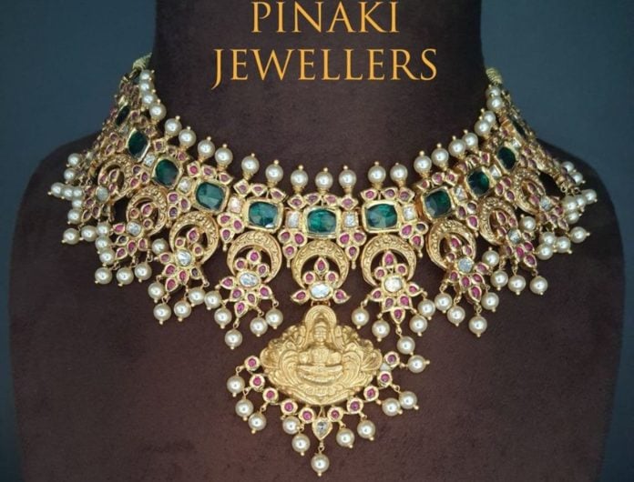 Traditional kundan necklace - Indian Jewellery Designs