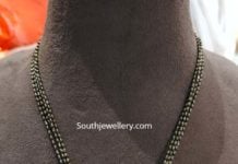 Short Nallapusalu Chain - Indian Jewellery Designs