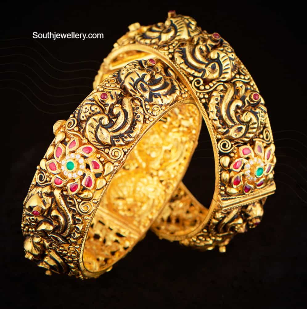 Antique Bangles latest jewelry designs - Indian Jewellery Designs