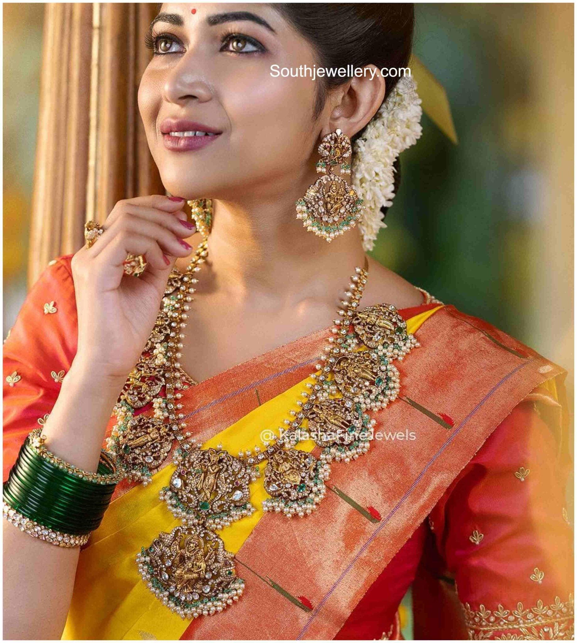 Dashavataram haram set - Indian Jewellery Designs