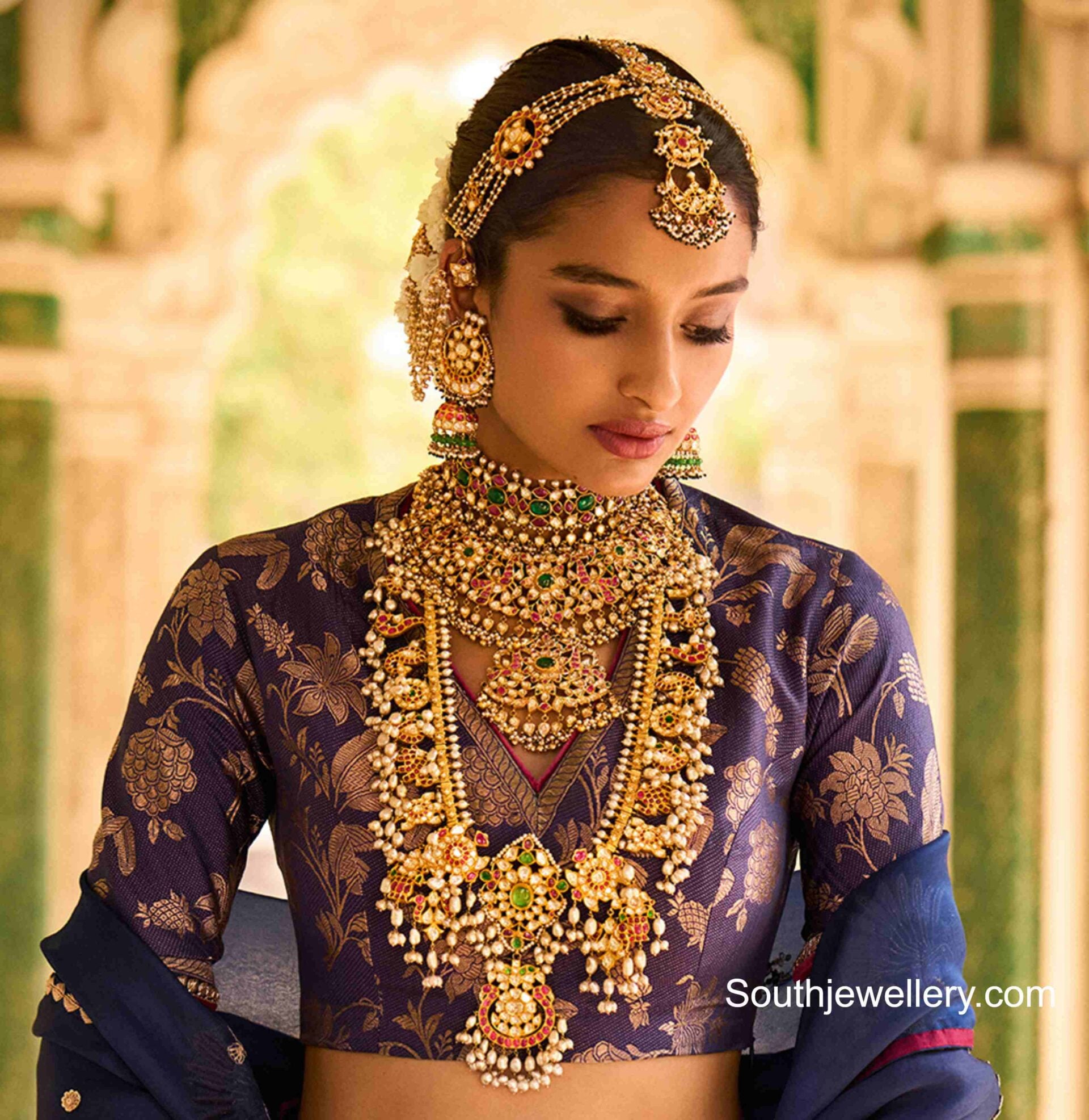 Bridal polki jewellery set - Indian Jewellery Designs