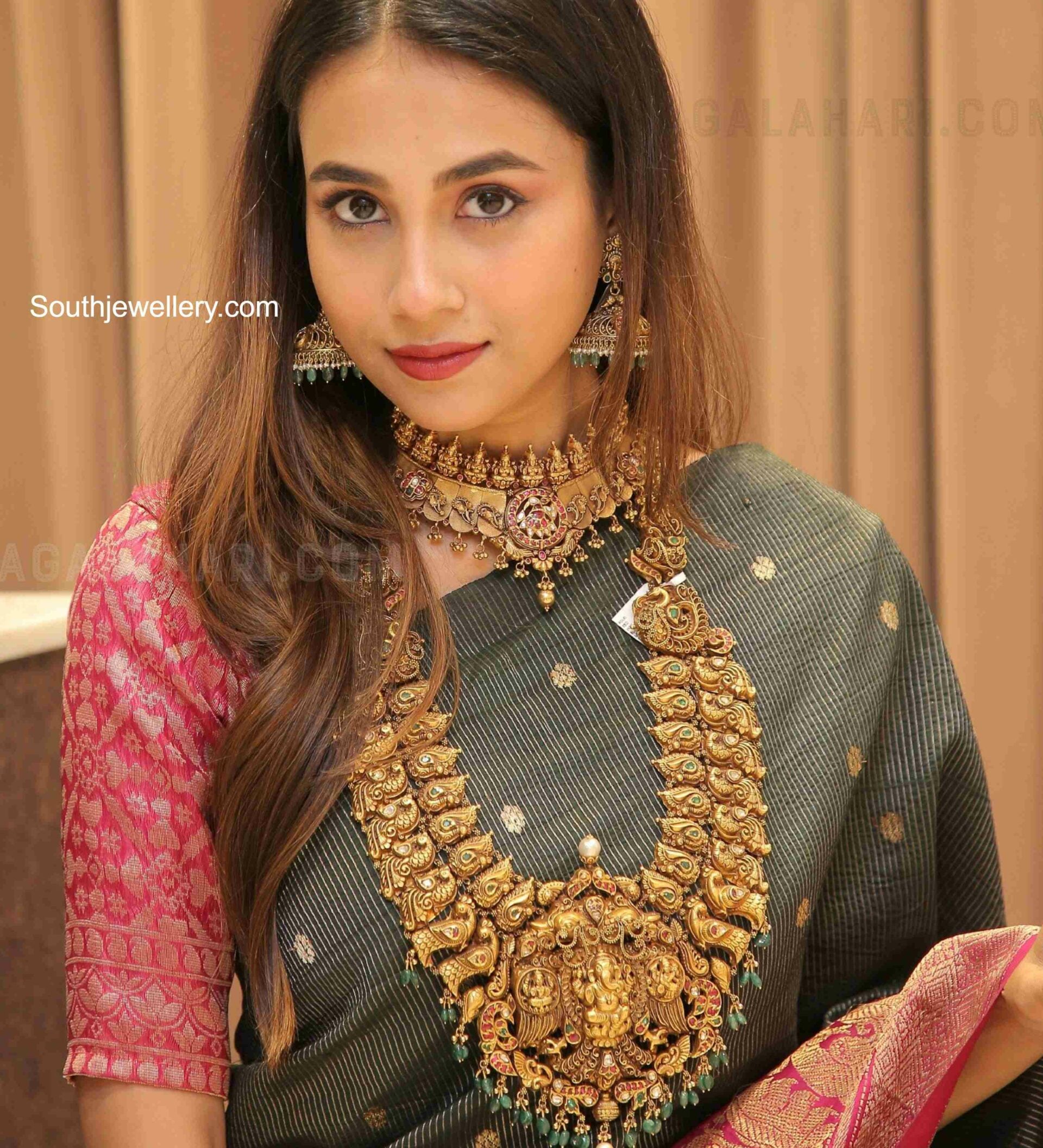 Bridal temple jewellery set - Indian Jewellery Designs