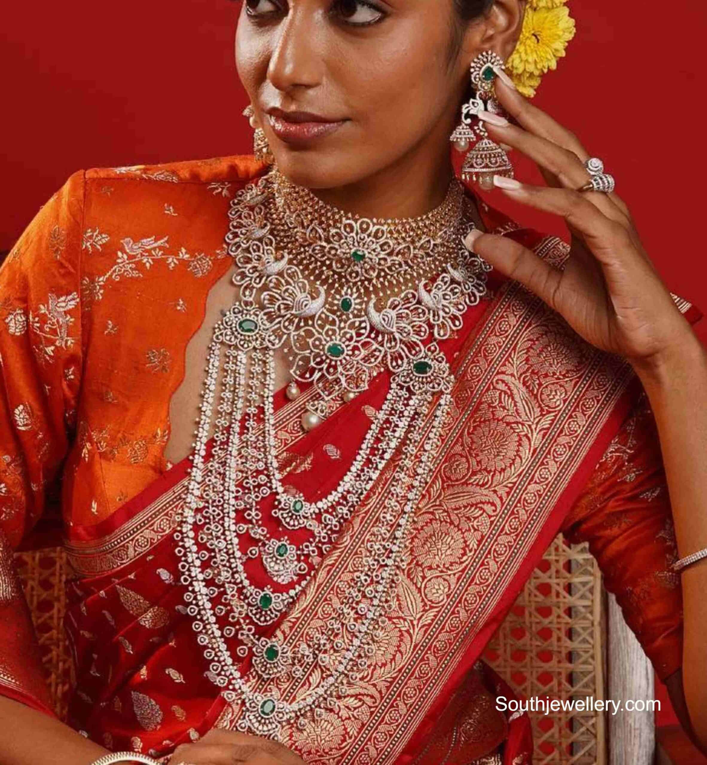 Indian Bridal Diamond Jewellery Designs