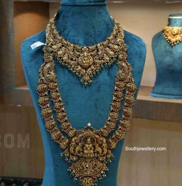 Nakshi temple jewellery set - Indian Jewellery Designs